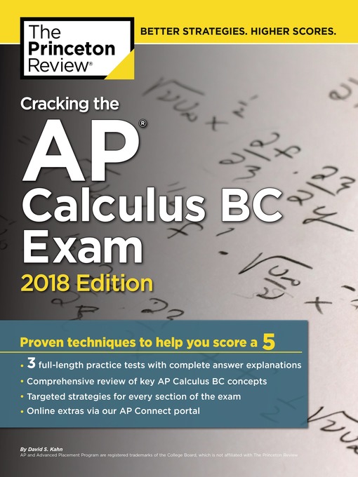 Libby - Cracking the AP Calculus BC Exam, 2018 Edition