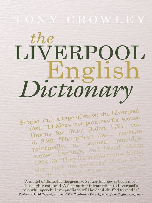 Libby - The Liverpool English Dictionary
