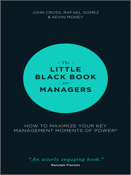 Available Now - The Little Black Book for Managers - Toronto Public ...