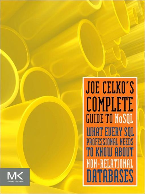 Libby - Joe Celko's Complete Guide to NoSQL