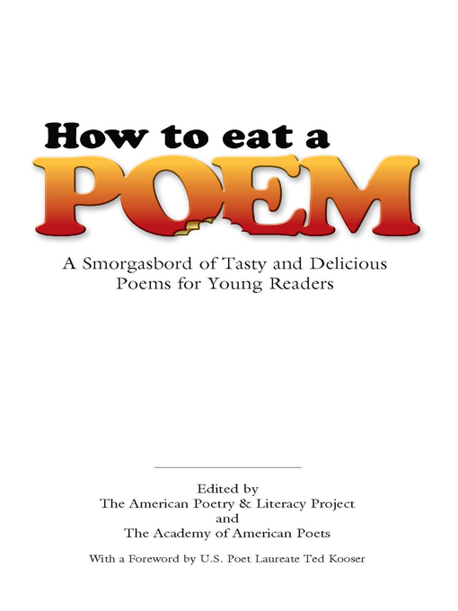 Libby - How to Eat a Poem