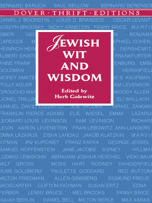 Jewish Wit and Wisdom - Los Angeles Public Library - OverDrive