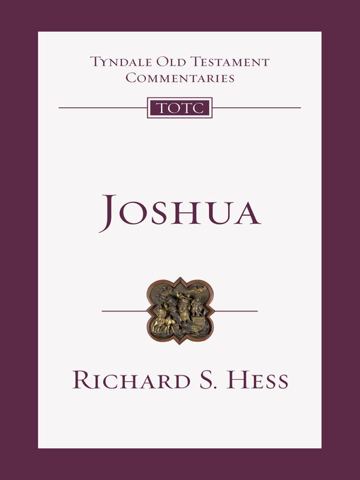 Libby - Joshua: an Introduction and Commentary