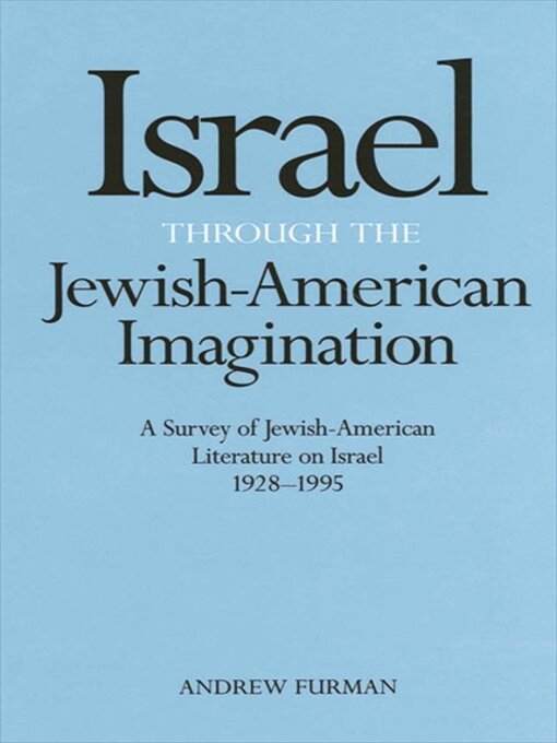 Libby - Israel Through the Jewish-American Imagination