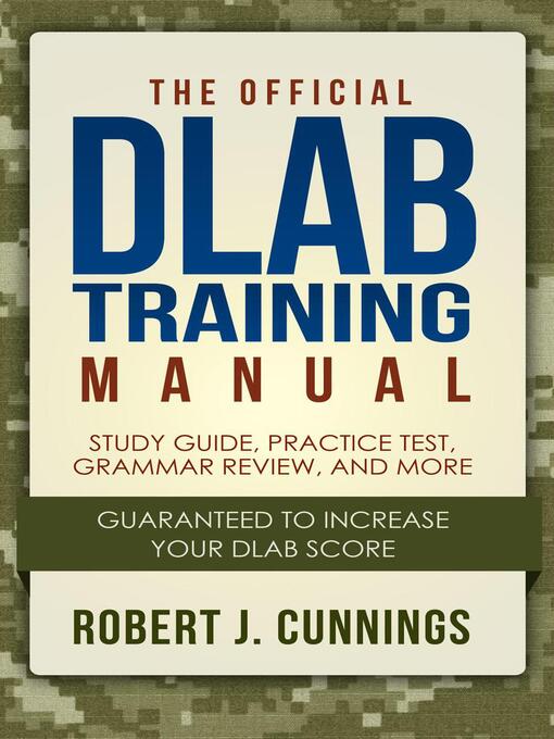 For Librarians - The Official DLAB Training Manual - Department of ...